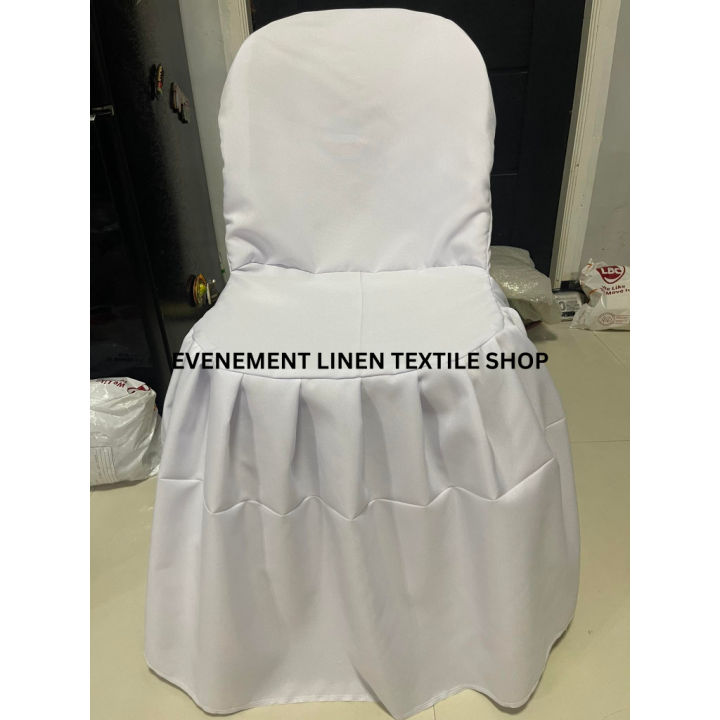Chair Cover Monoblock Cover Catering Katrina US Fabric with Pleats ...