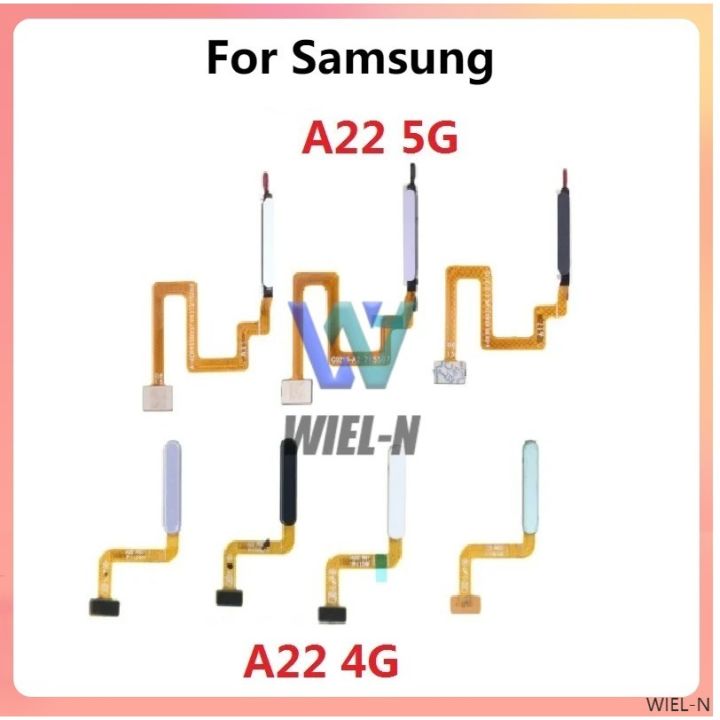 For Samsung A22 4G 5G Fingerprint Sensor Home Back Key Menu Power ...