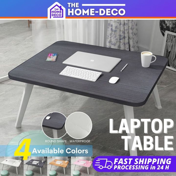 Laptop Table Hpyhome Foldable Anti-slip Bed Notebook Portable Computer ...
