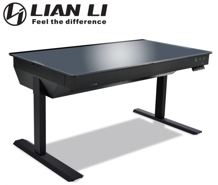 Lian Li DK-05F ELECTRICAL HEIGHT ADJUSTABLE DESK CASE -BLACK | Lazada PH