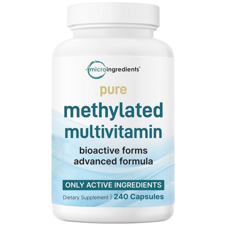Micro Ingredients Methylated Multivitamin | 240 Pure Capsules with ...
