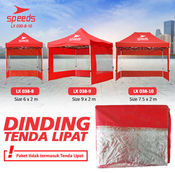 Dinding Samping Penutup Tenda Kombinasi Mika / Polos (Banyak ukuran ...