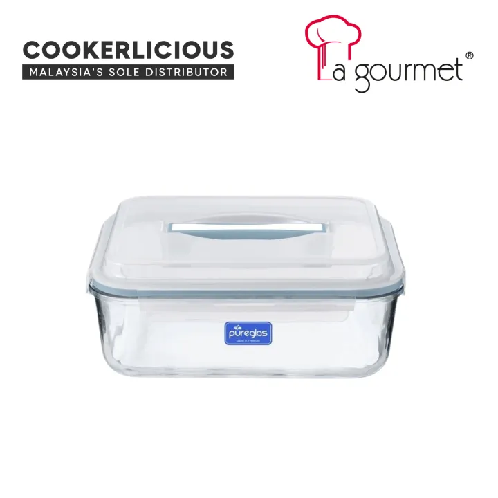 La gourmet Pureglas 4.5L Rectangular Container | Lazada