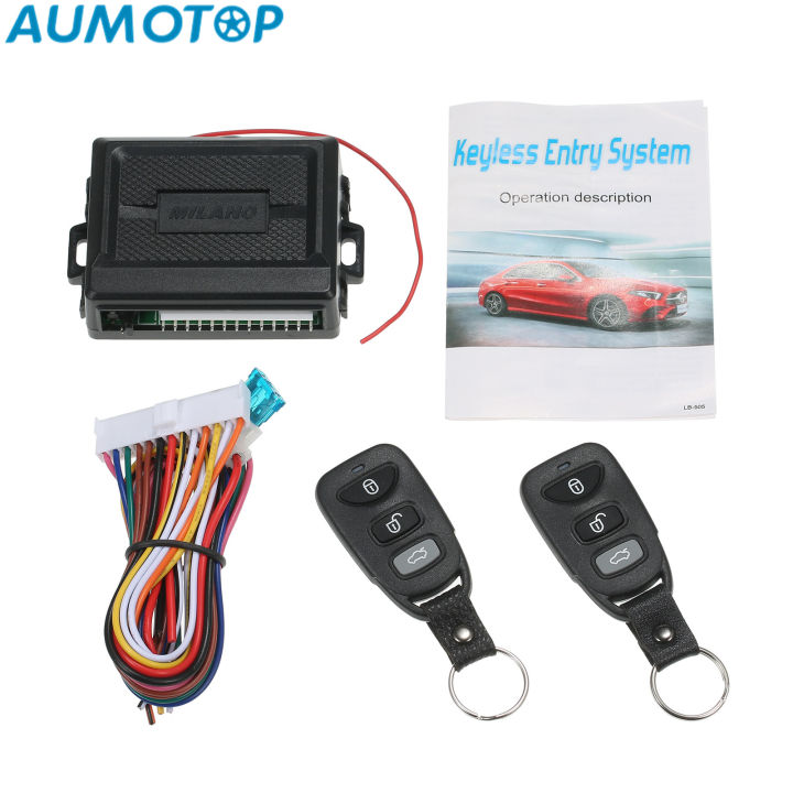 Universal Car Door Lock Keyless Entry System Car Immobilizer Auto ...