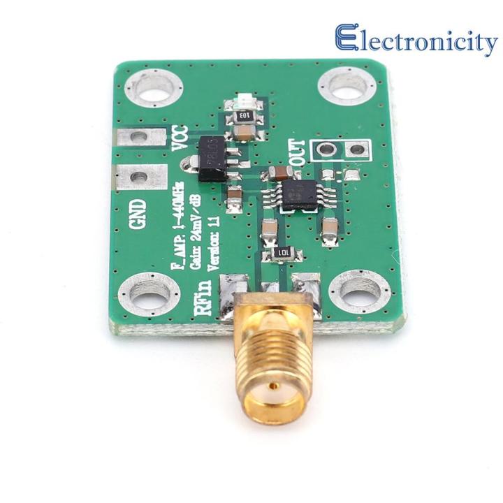 เครื่องวิเคราะห์พลังงานสัญญาณ RF AD8310 7-15V 0.1 -- 440 MHz RF เครื่อง ...