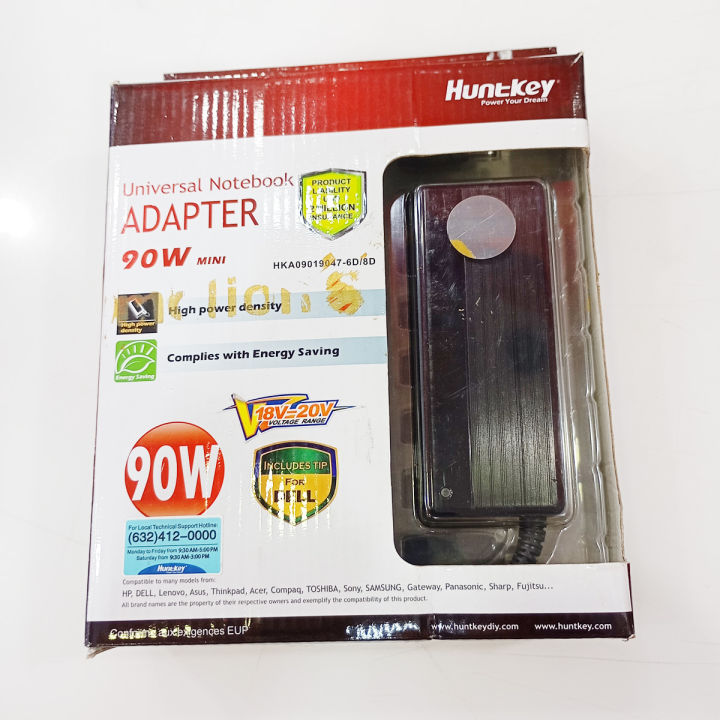 Huntkey 90W Mini Universal Notebook Adapter | Lazada PH