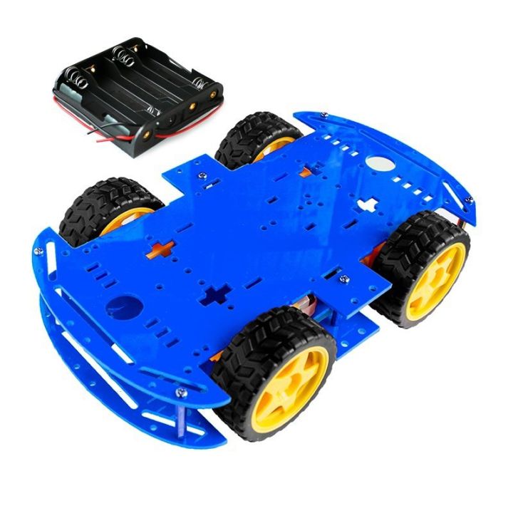 Smart Car Kit 4wd Smart Robot Car Chassis Kits Car With Speed Encoder And Battery Box Diy
