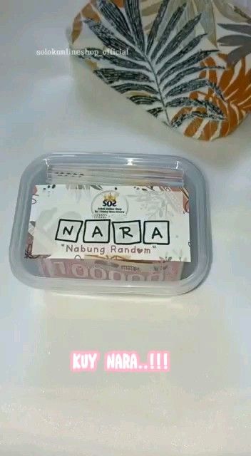 NARA + FREE BOX - Nabung Random | Saving Challenge Amplop Mini ...