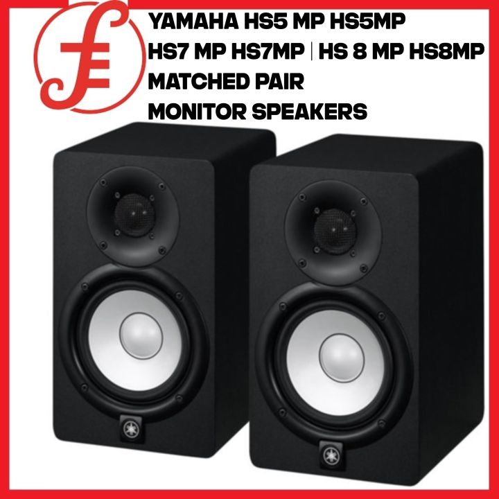Yamaha HS5 MP HS5MP | HS7 MP HS7MP | HS 8 MP HS8MP Matched Pair Monitor ...