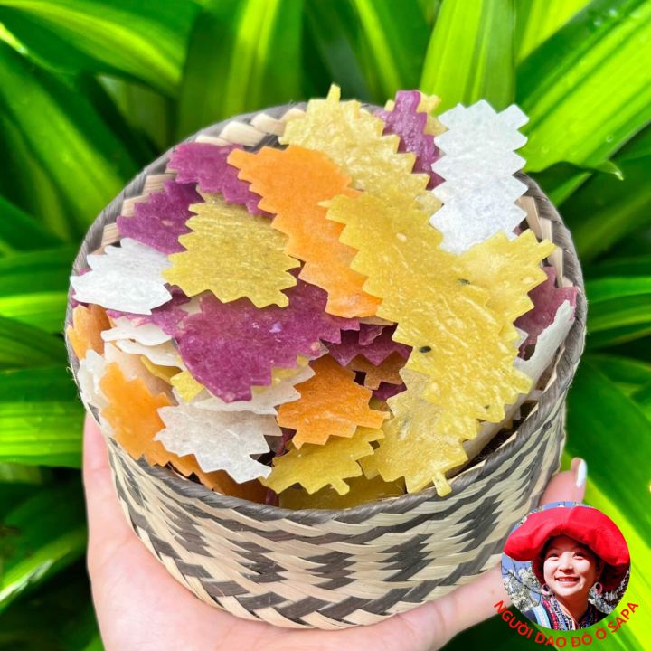 Bánh khẩu xén thơm ngon loại 1 (túi 1kg) Đặc sản khẩu xén (bánh gạo cắt ...