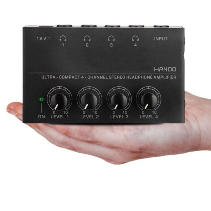 PARCEL 1 Input HA400 Ultra-Compact Audio Amplifier 4 Channels 4 Output ...