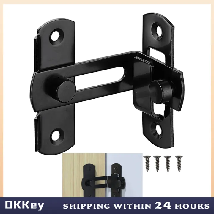 1pcs 90 Degree Privacy Door Latch Stainless Steel Door Lock Guard Latch ...