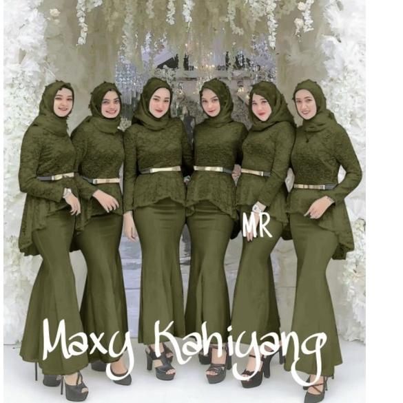 MAXI KAHIYANG PREMIUM / SERAGAM NIKAHAN / MAXY DRESS PESTA / KAHIYANG ...