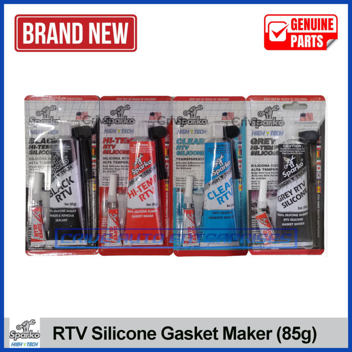 ORIGINAL Sparko Silicone Gasket Maker Sealant Hi-Temp RTV Adhesive (85g ...