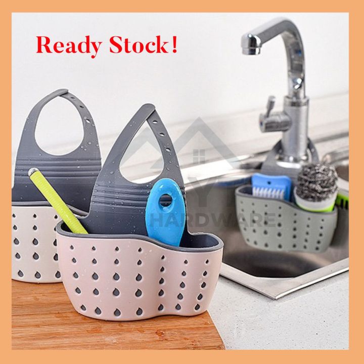 [READY STOCK] 2 Layer Adjustable Sink Hanger Organizer Holder Bathroom ...