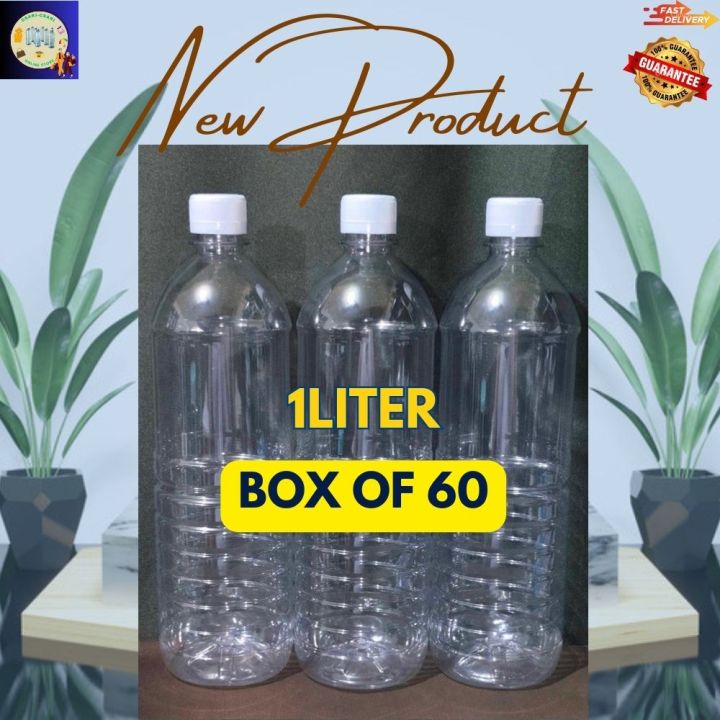 1 Liter Plastic PET Bottle Box of 60 | Lazada PH