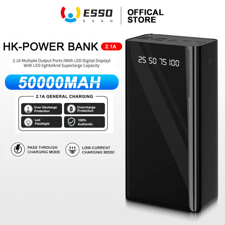 ESSO Powerbank heavy duty original HK 30000mAh 50000mah/800000mah 4 ...