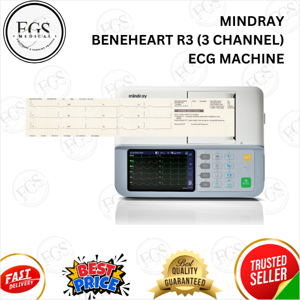 MINDRAY BENEHEART R3 (3 CHANNEL) ECG MACHINE | Lazada PH