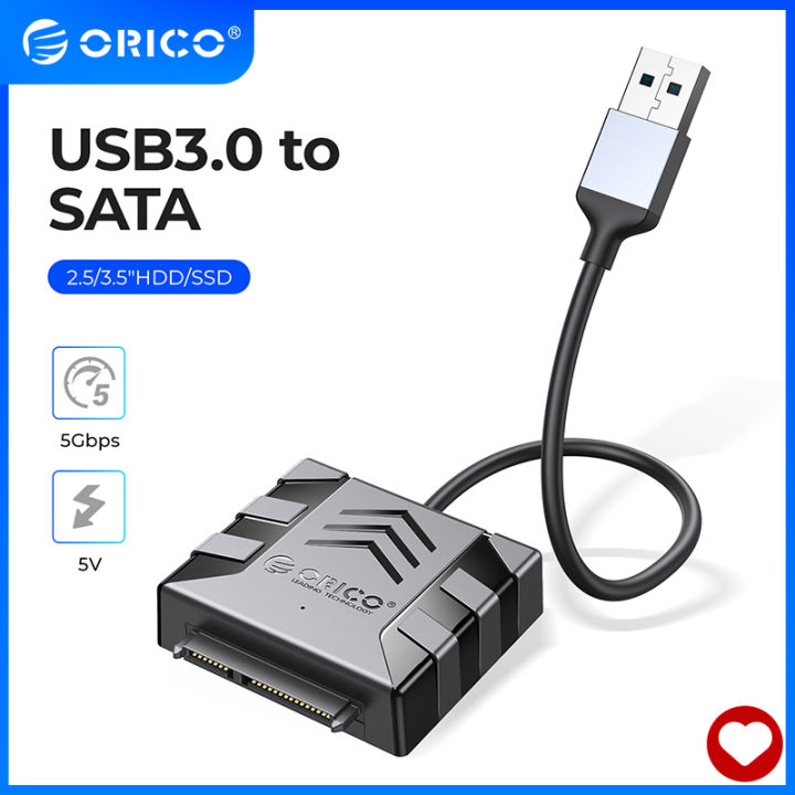 SATA Converter ORICO Driverless SATA Adapter with LED, 5Gbps Portable ...