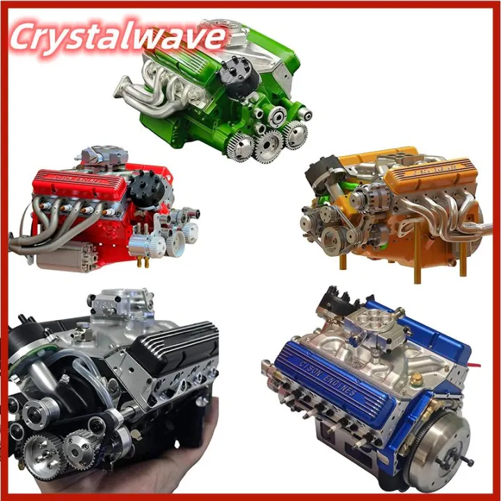 🔥🔥🔥【Fast Shipping】 Binray Cison V8 Engine Kit Gas Small-Block Engine ...