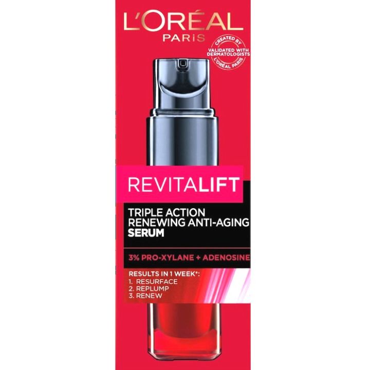 L'OREAL Paris Revitalift Triple Action Renewing Anti-Aging Serum 30ml # ...