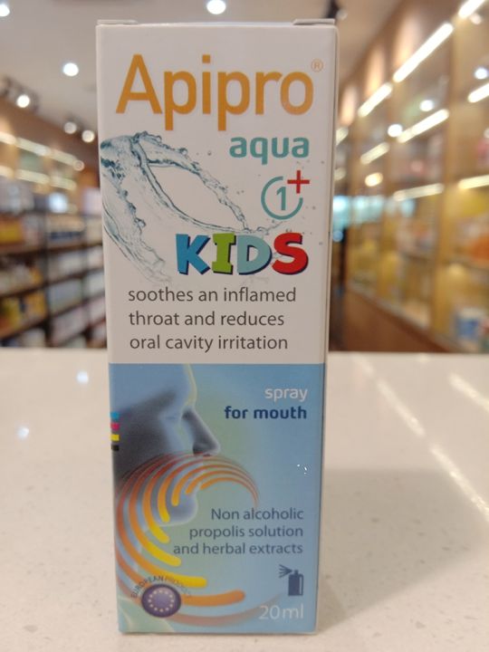 APIPRO AQUA 1+ KIDS 20ML SPRAY FOR MOUTH EXP 06/2027 | Lazada