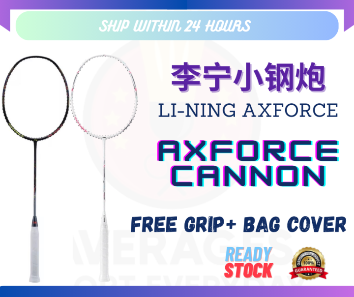 【READY STOCK in MY 现货】Li-Ning Axforce Cannon Badminton Racket 李宁雷霆小钢炮正品 ...