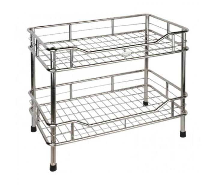 Kệ chén inox đứng 2 tầng ống 40cm x 60cm VÀ 30cm x 50cm | Lazada.vn