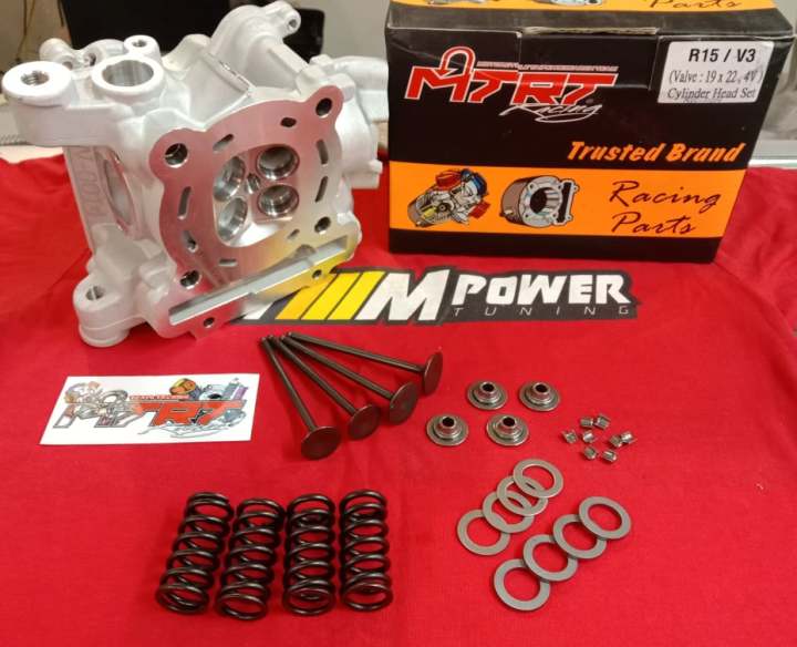 MTRT CYLINDER HEAD SET FOR YAMAHA R15/V3(19/22mm) | Lazada PH