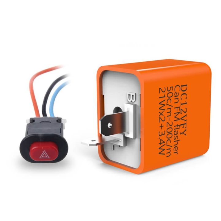 2-pin motorcycle LED turn signal indicator flasher 12v high-power ...