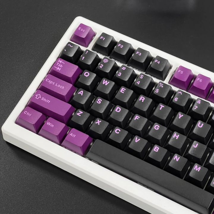 【Keycap Only】Black Lotus Keycap 152 Keys PBT Double Shot Cherry Profile ...