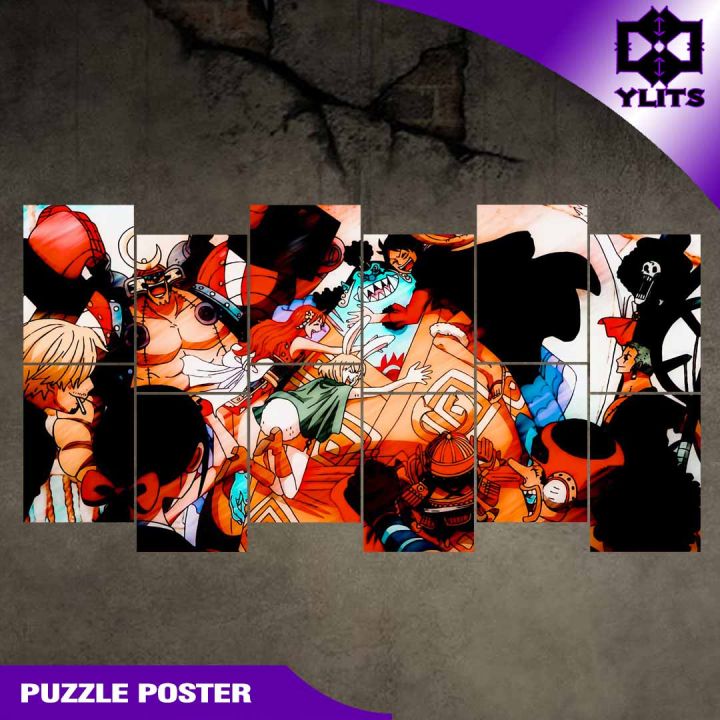 One piece wallpaper for room one piece wall decor v01 Puzzle Poster ...