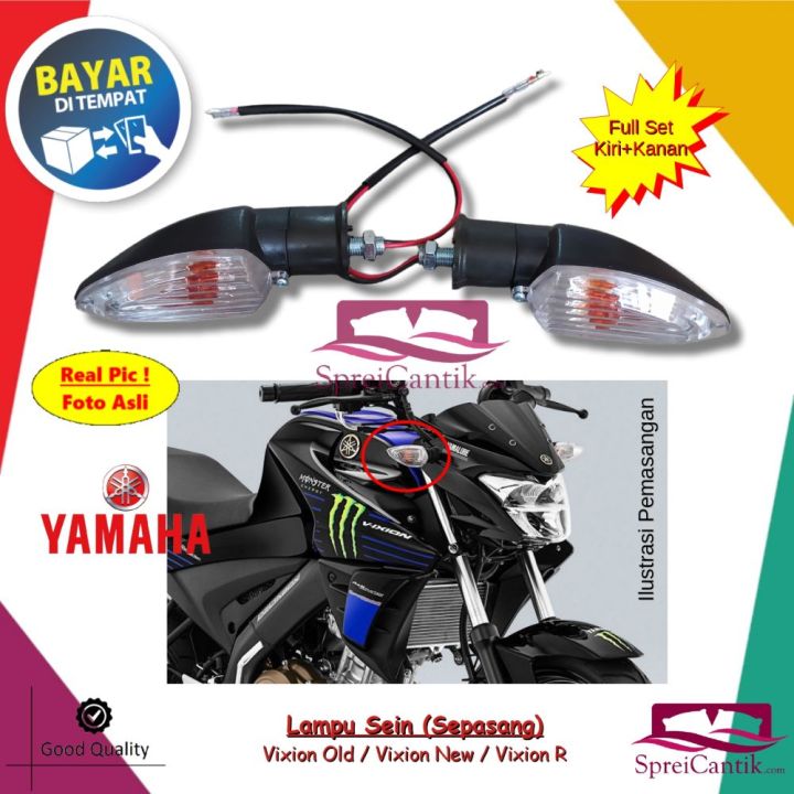 PROMO Lampu Sein Vixion New & Old Lama - Sen Sepasang Vix NVL 2013 2014 NVA 2015 2016 ANV R New ...