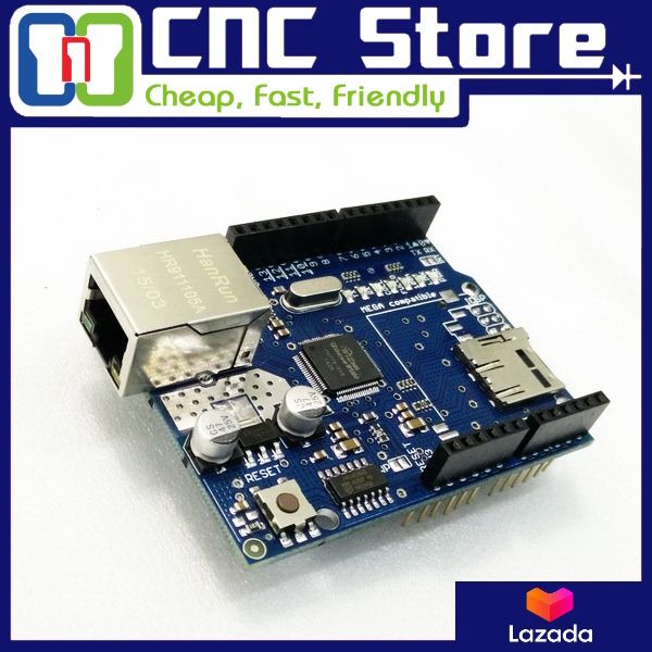 [NET-0007] ETHERNET W5100 SHIELD MODULE FOR ARDUINO UNO & MEGA | Lazada ...