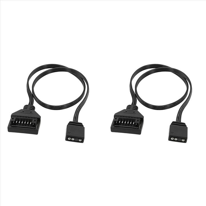 (LACC) 2X Motherboard 5V ARGB Light Control Cable AURA SYNC Cable for ...