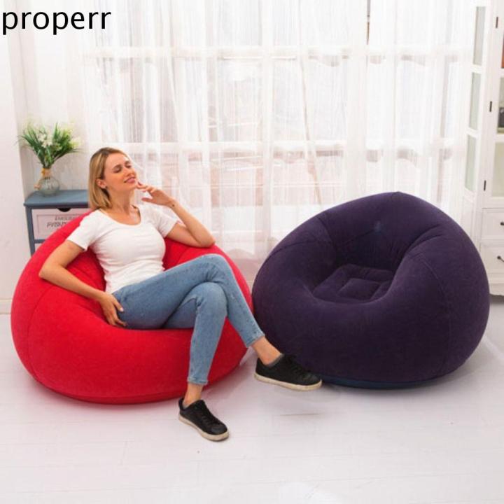 PROPERR Có thể gập lại Ghế sofa bơm hơi Di động Ghế sofa túi Đậu Ghế ...