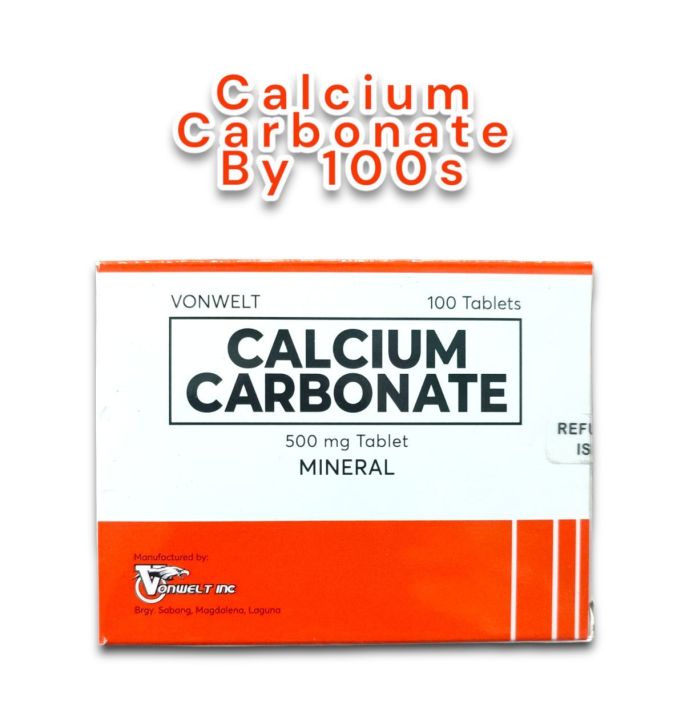 Calcium Carbonate Tablet by 100's | Lazada PH