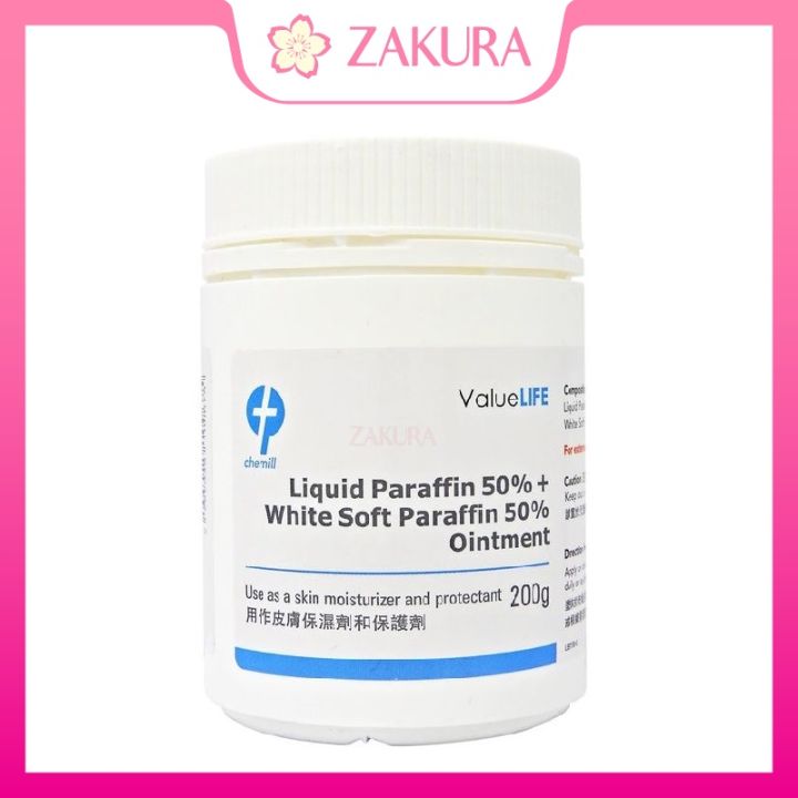 Chemill Liquid & White Soft Paraffin (50%+50%) Ointment 200g | Lazada ...