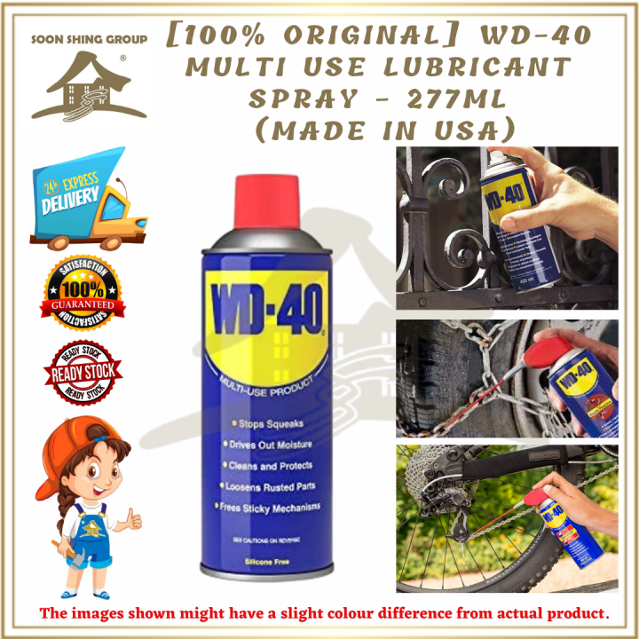 [100% ORIGINAL] WD-40 MULTI USE LUBRICANT SPRAY - 277ML (MADE IN USA ...