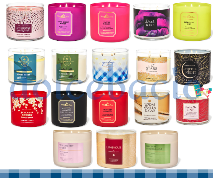 HOME FRAGRANCE 3-WICK SCENTED CANDLES SIGNATURE 2024 SPRING COLLECTION ...