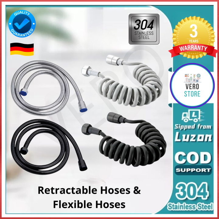Best Seller High Quality Retractable Spring Hose 1.5M 2M water inlet ...