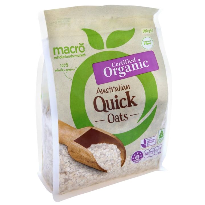 [DXD] Macro Organic Australian Whole Grain Oats - Quick Cook (500g ...