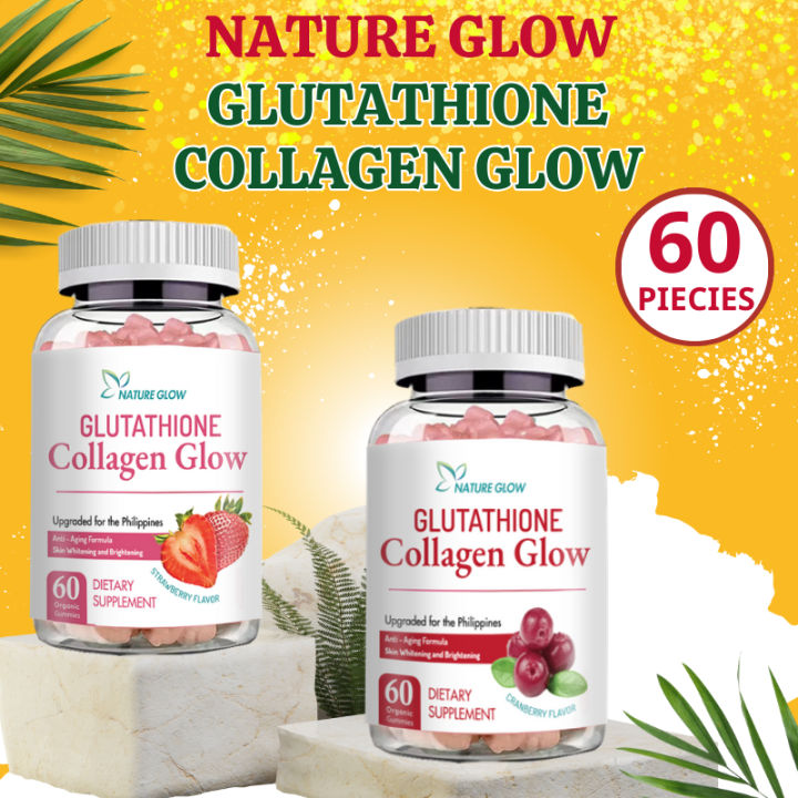 [Nature Glow] Glutathione Collagen Glow Gummies Original Collagen Anti ...