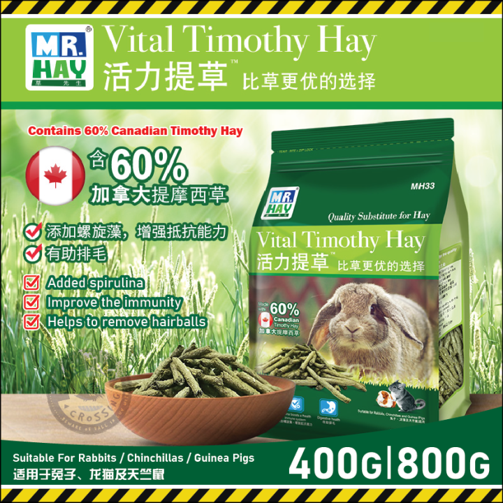 MR. HAY™ Vital Timothy Hay 草先生™活力提草 加拿大提摩西草 【MH33】【MH34】 | Lazada