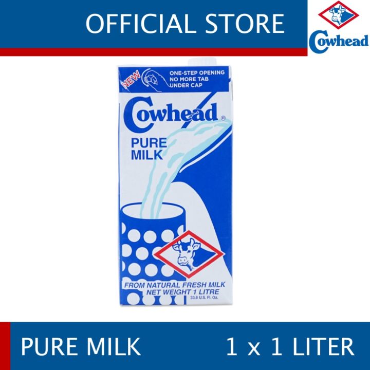 Cowhead Pure Milk 1L x 1 [Fresh Milk - UHT Milk] | Lazada PH