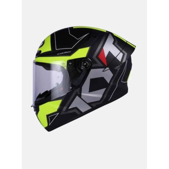 KYT TT-Course Electron Matt Grey Red / Electron Matt Black Yellow ...