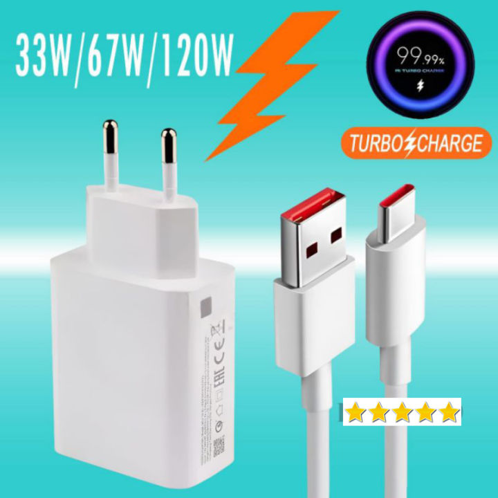 Charger Kabel Xiaomi Redmi Type-C Fast Charging Turbo 67 Watt Mi NOTE 7 ...