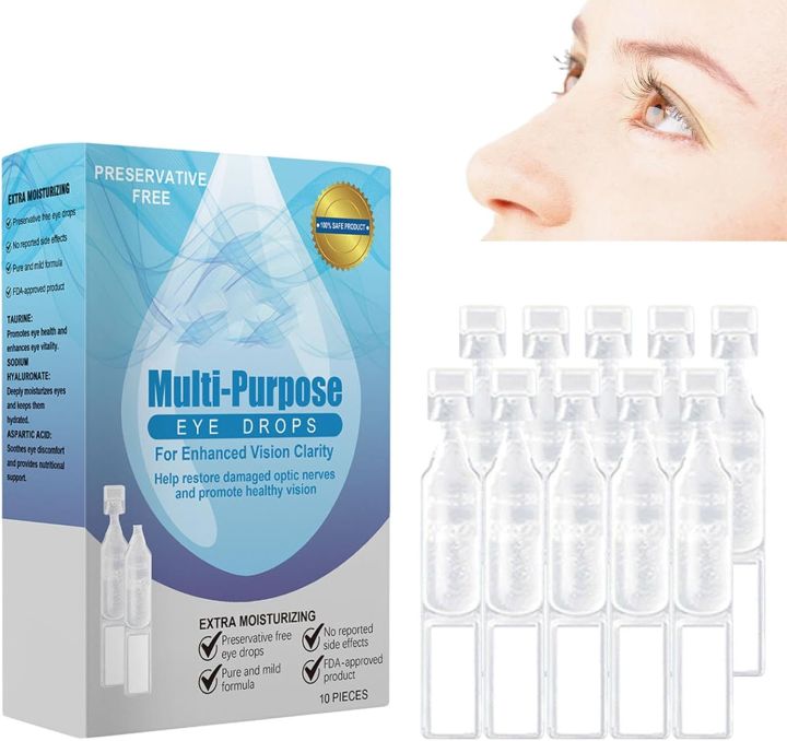 Presbyopia Eye Drops, Multi-Purpose Eye Drops for Dry Eyes - Relieve ...