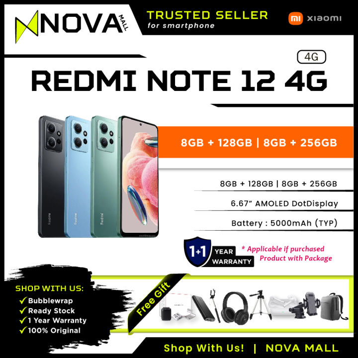 Redmi Note 12 4G (8GB RAM 128GB ROM) 6.67" 120Hz AMOLED Display ...