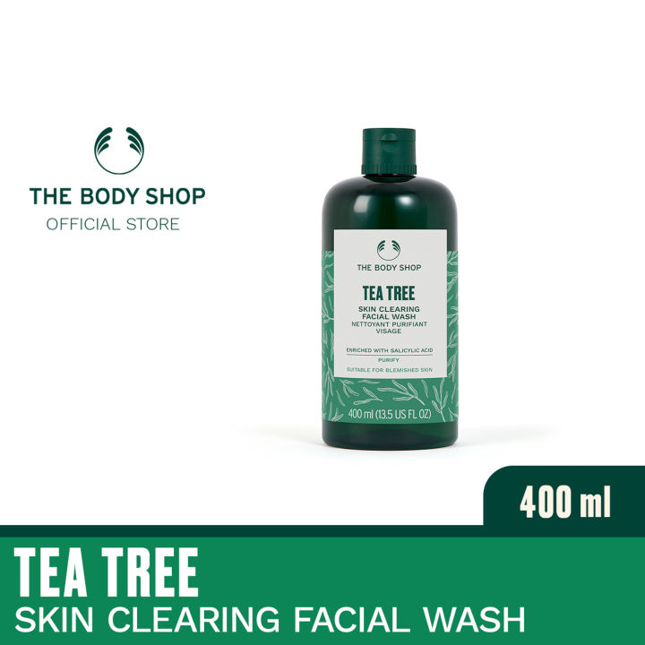 The body Shop Tea Tree Skin Clearing Facial Wash 400 ML | Lazada PH